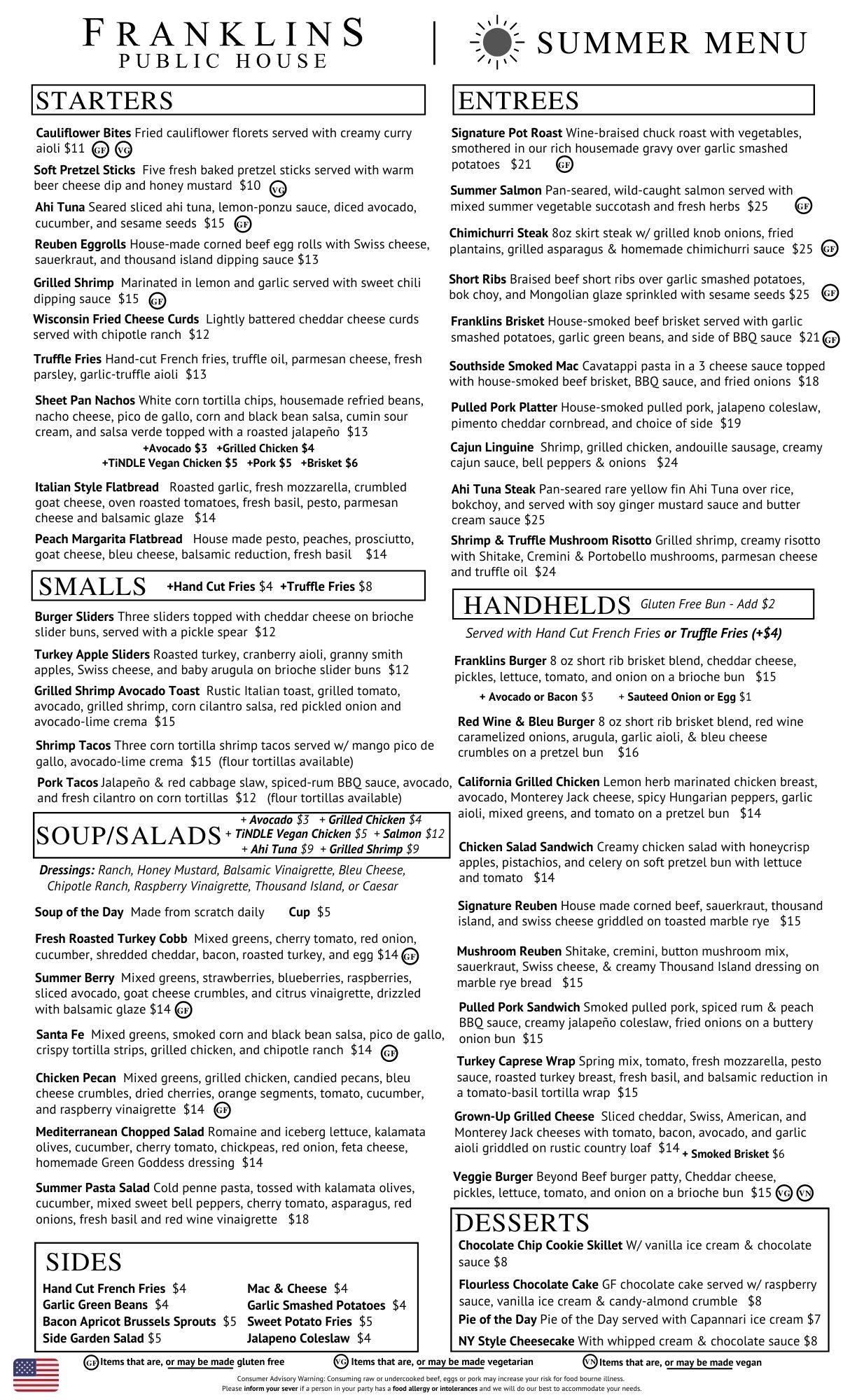 Franklins Public House