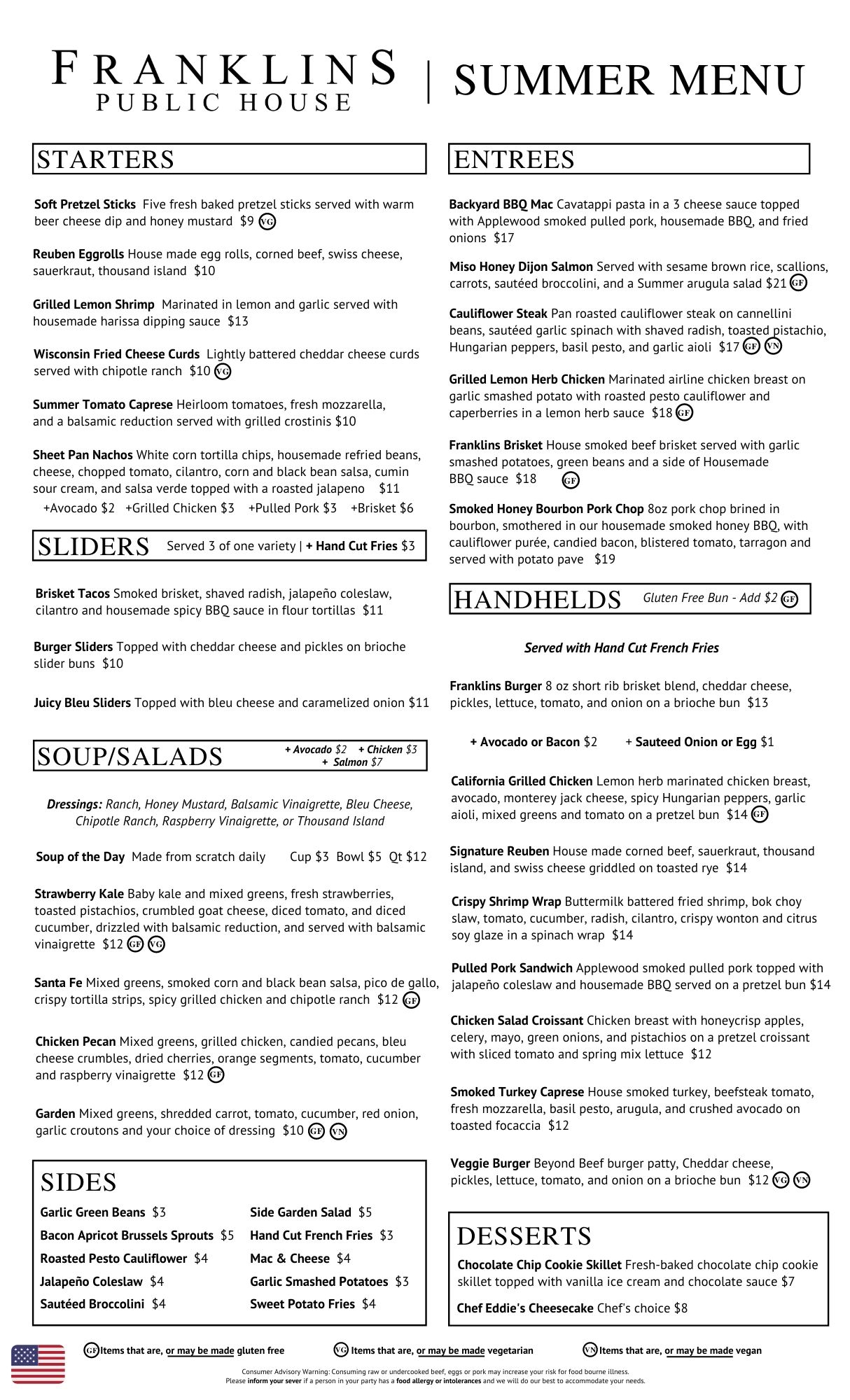 Franklins Public House